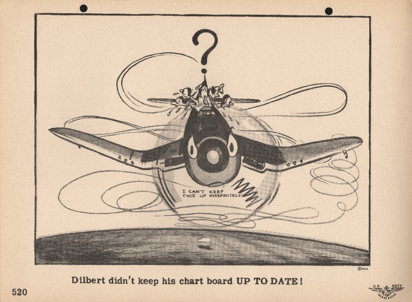 U.S. Navy Dilbert Training Posters